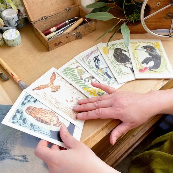 I am a Magpie - 6 Greeting Cards – Bridget Farmer