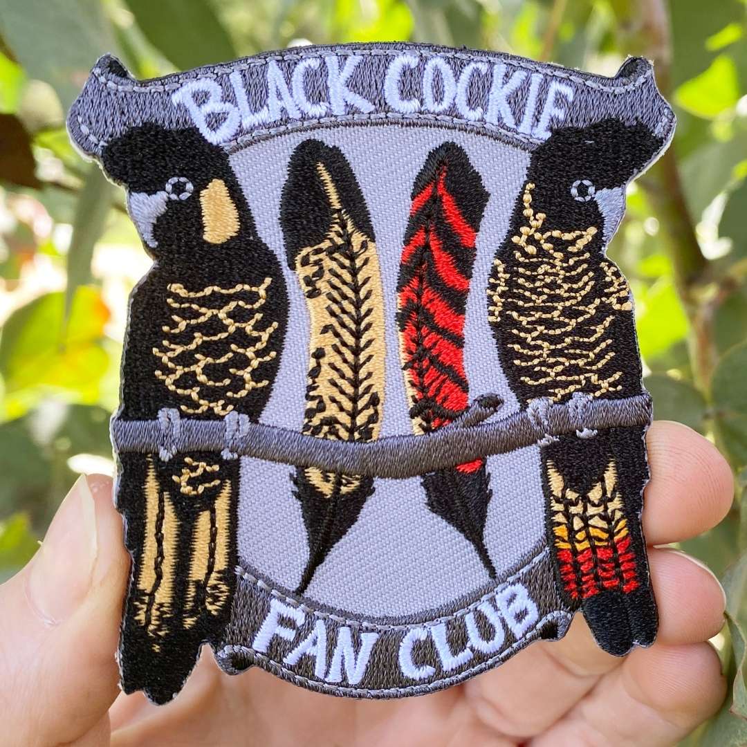Black Cockie Fan Club Embroidered Patch – Bridget Farmer