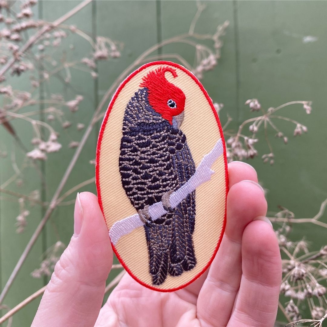 Gang Gang Embroidered Patch – Bridget Farmer
