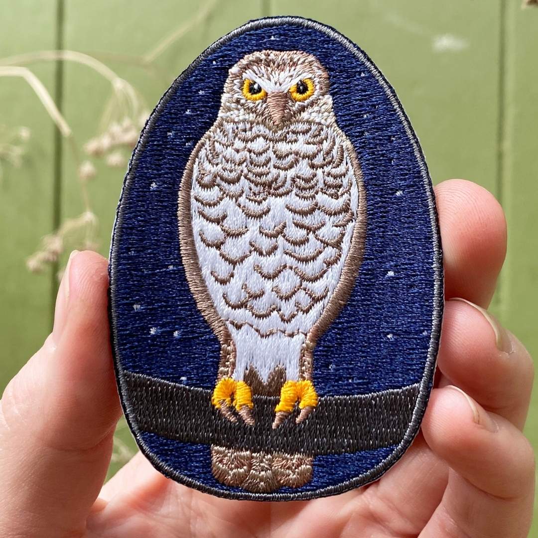 Powerful Owl Embroidered Patch – Bridget Farmer