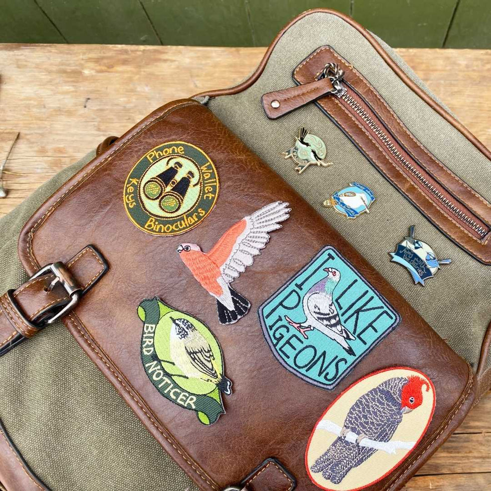 Gang Gang Embroidered Patch – Bridget Farmer