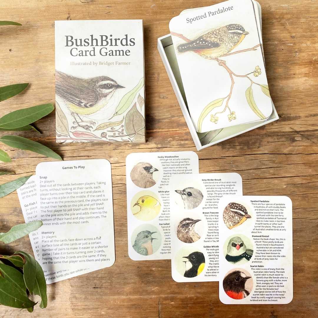 The Bush Birds Card Game – Bridget Farmer